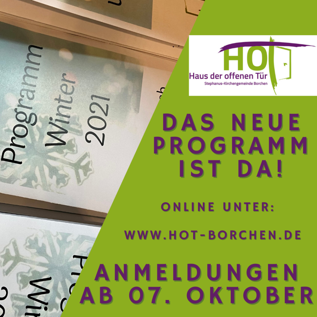 Das neue HoT-Programm ist da – Ev.-Luth. Stephanus Kirchengemeinde Borchen