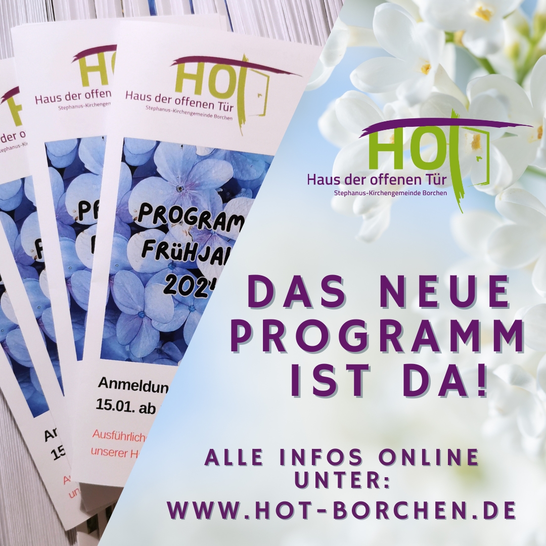 Neues Hot Programm ist da – Ev.-Luth. Stephanus Kirchengemeinde Borchen